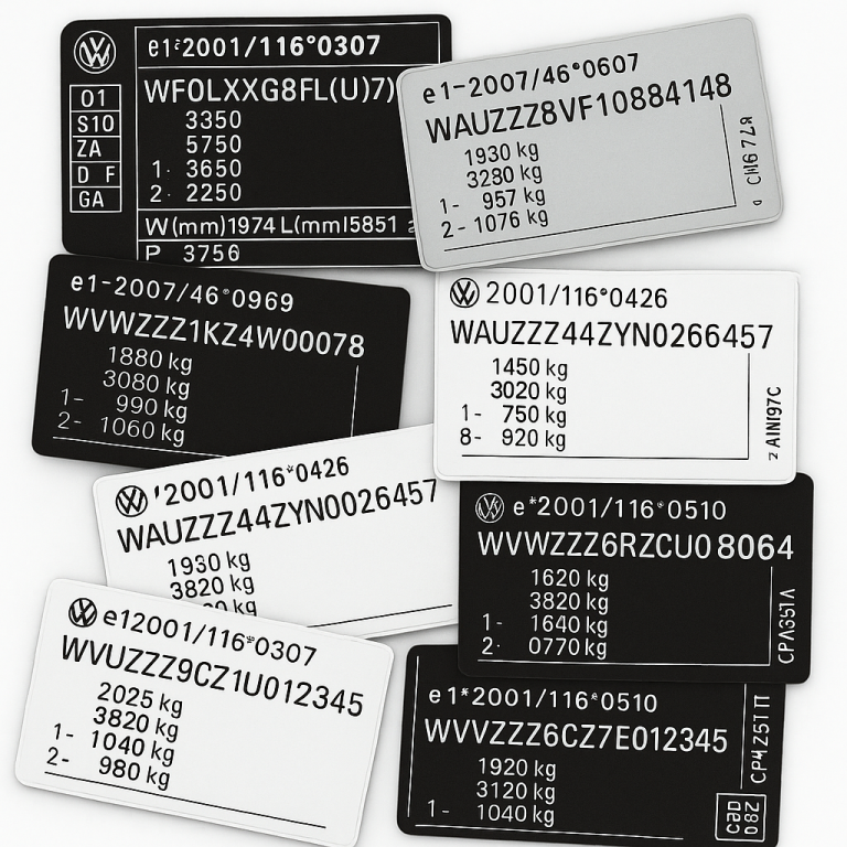 Replacement VIN Label – Best-Selling DVLA-Compliant Sticker (£35) | VINLAB